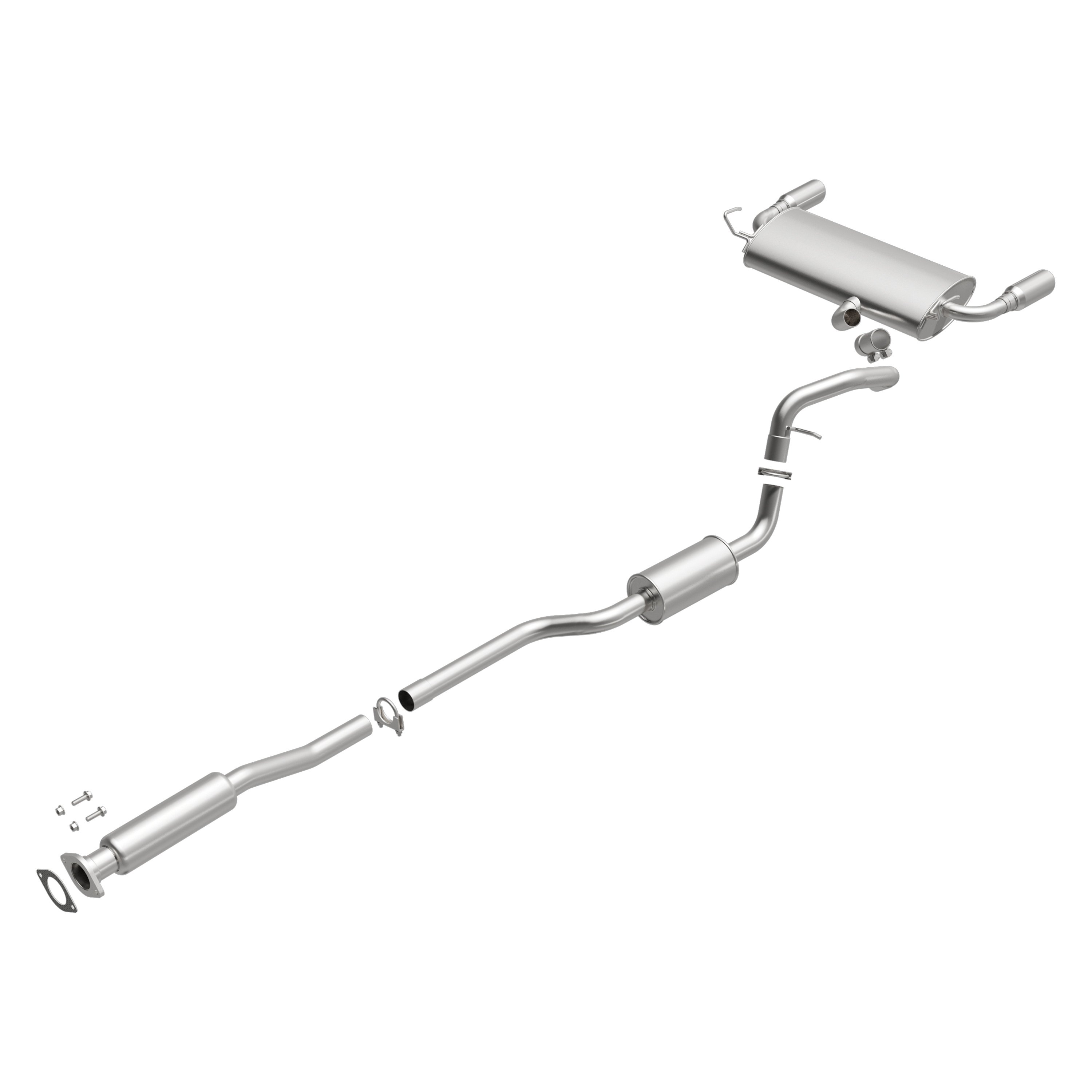 BRExhaust® 106-0504 - Direct-Fit Series™ Exhaust Kit