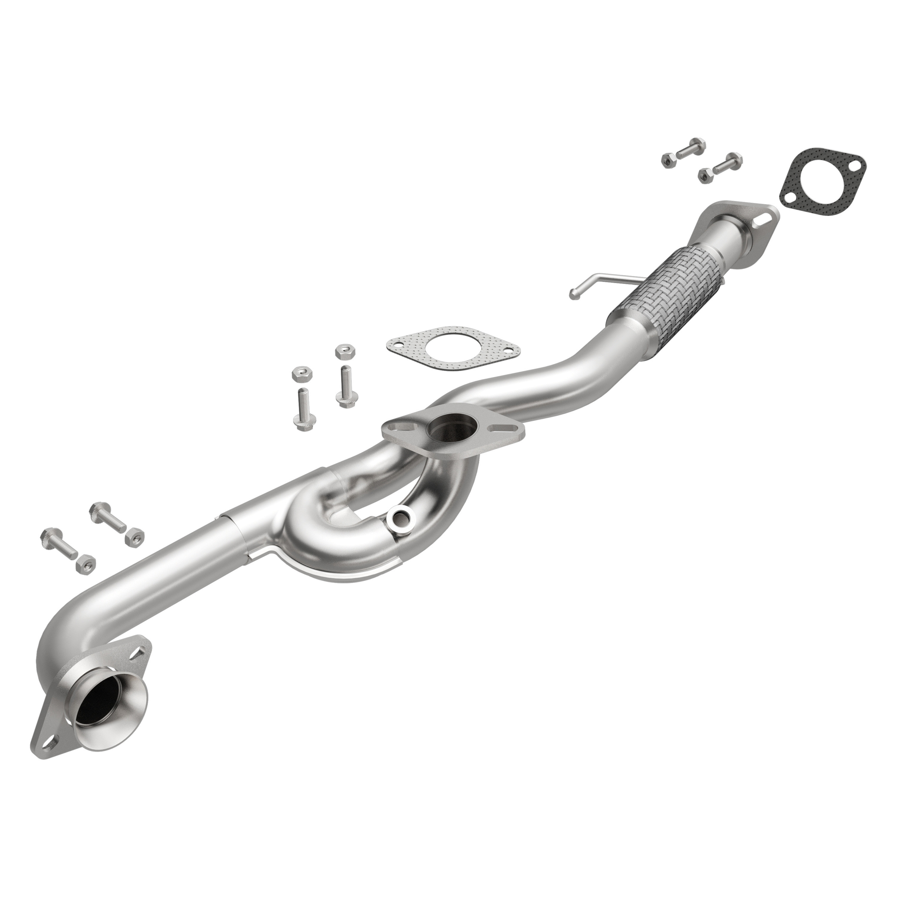 BRExhaust® 107-0011 - Stainless Steel Exhaust Front Pipe Kit