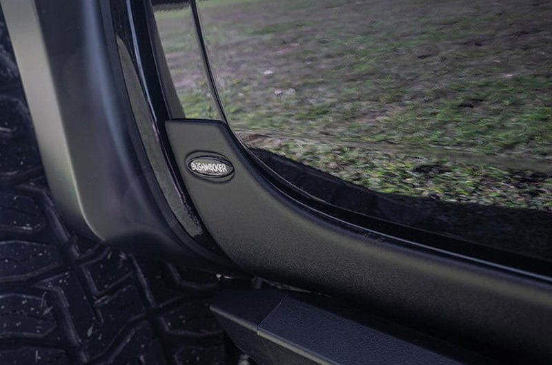Bushwacker® 14115 - Trail Armor™ Black Rocker Panels