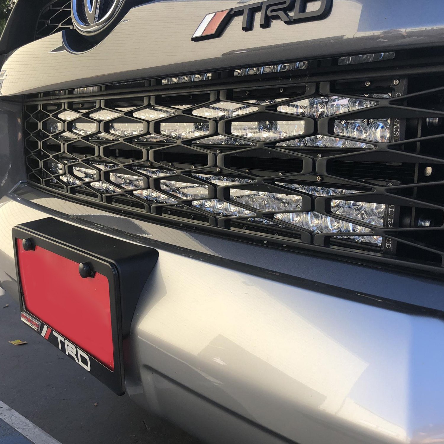 Cali Raised LED® CR2474 - Bumper Hidden 32" Spot Beam LED Light Bar Kit ...