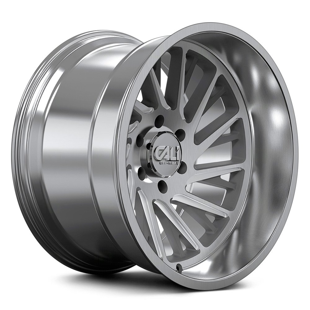 CALI OFFROAD® 9114 PURGE Wheels - Brushed and Clear Coated Rims - 9114 ...