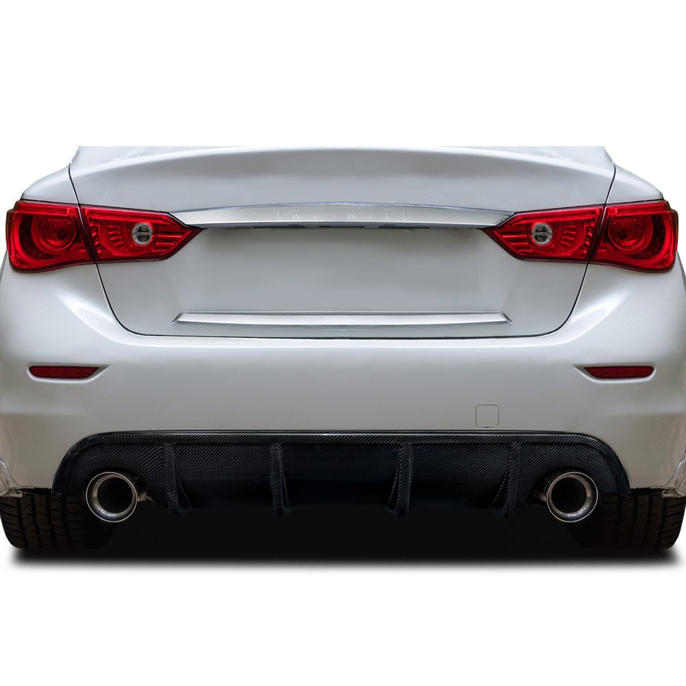 Carbon Creations® 114323 - VIP Style Carbon Fiber Rear Diffuser