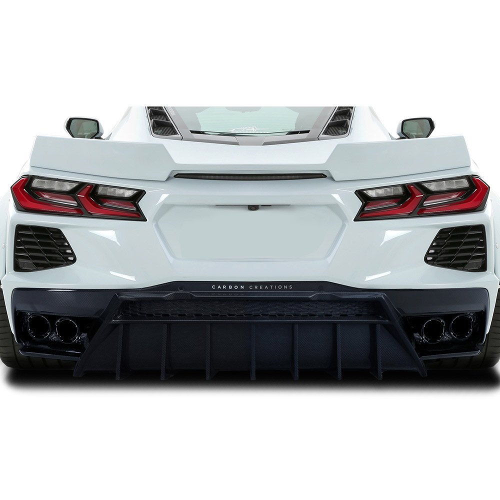 Carbon Creations® 116588 - Gran Veloce Style Carbon Fiber Rear Diffuser