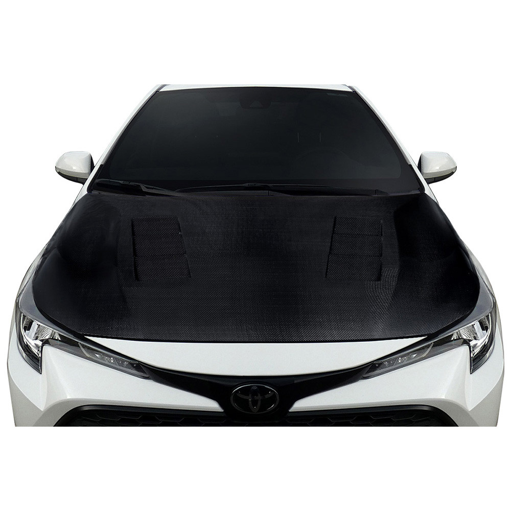 Carbon Creations® 117484 - Velocity Style Carbon Fiber Hood