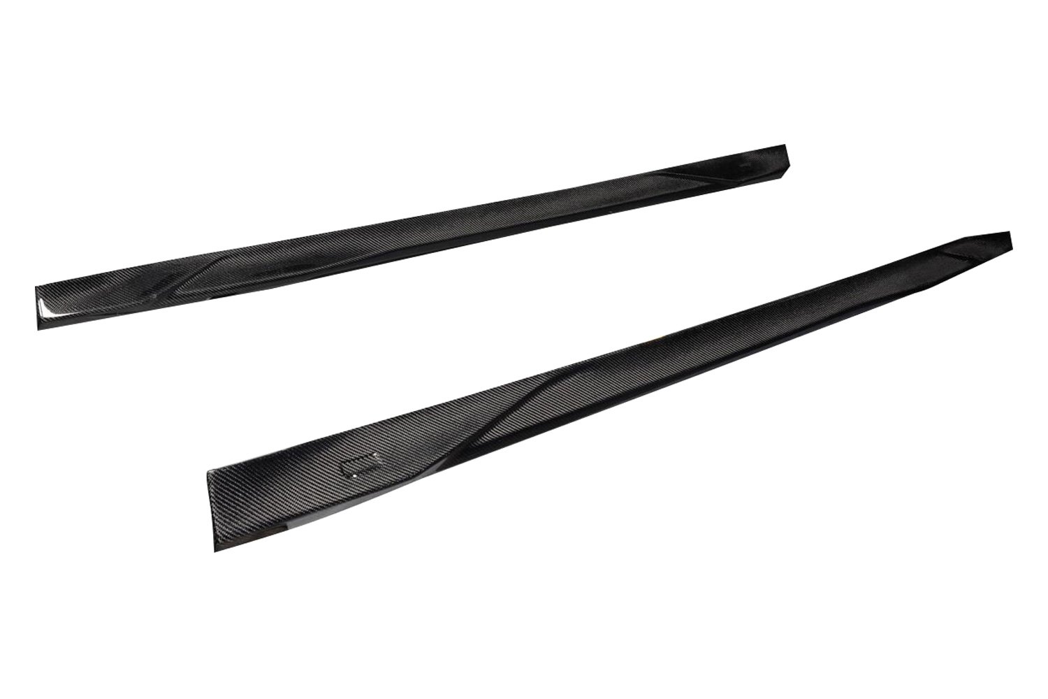 Carbon Creations® 118673 - Forge Works Style Carbon Fiber Side Skirt ...