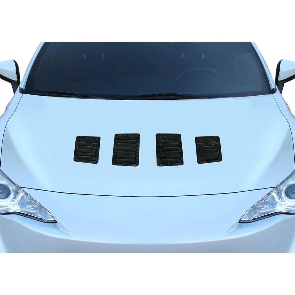 Carbon Creations® 118705 - Vega Style Carbon Fiber Hood Air Vent Ducts