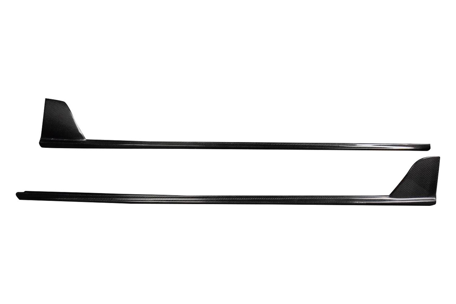 Carbon Creations® 118753 - Taveran Style Carbon Fiber Side Skirt Rocker ...