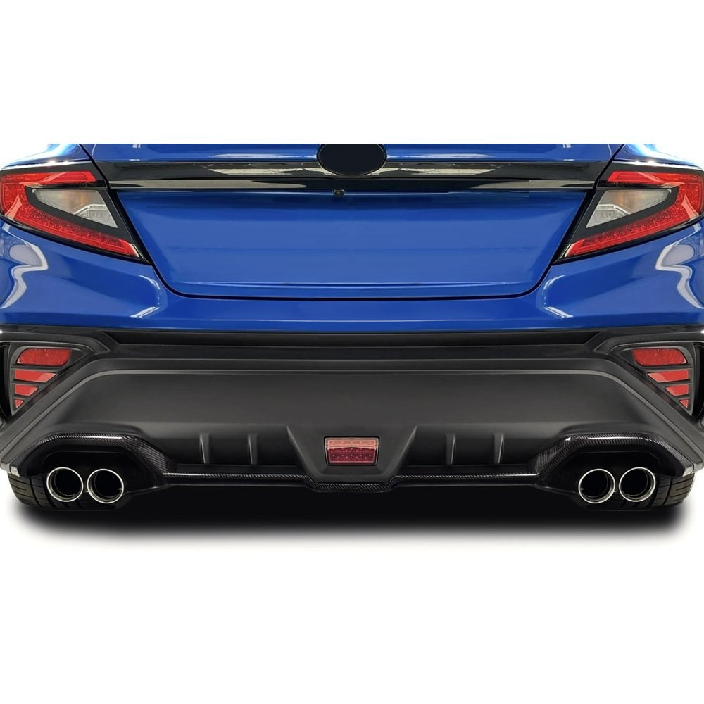 Carbon Creations® 118798 - STI Style Carbon Fiber Rear Bumper Lip