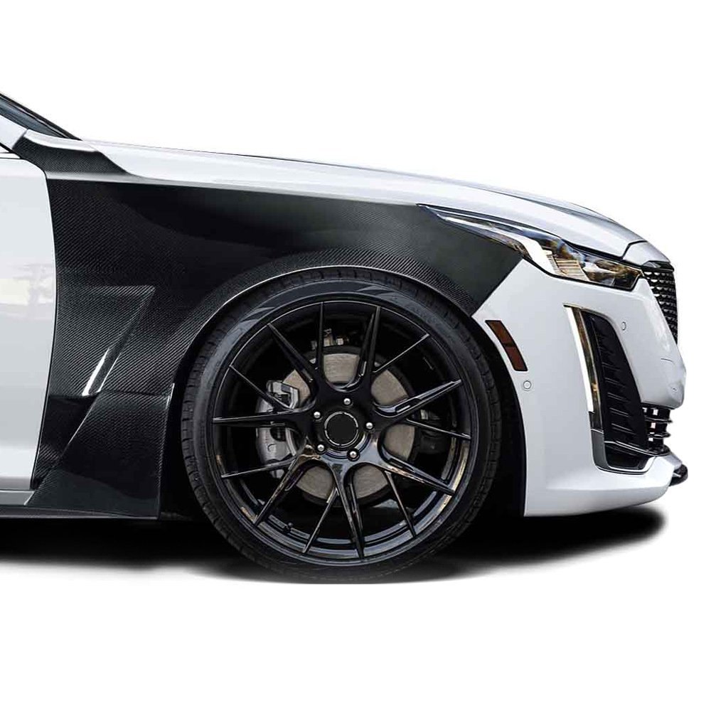 Carbon Creations® 118993 - Impulse Style Carbon Fiber Front Fenders