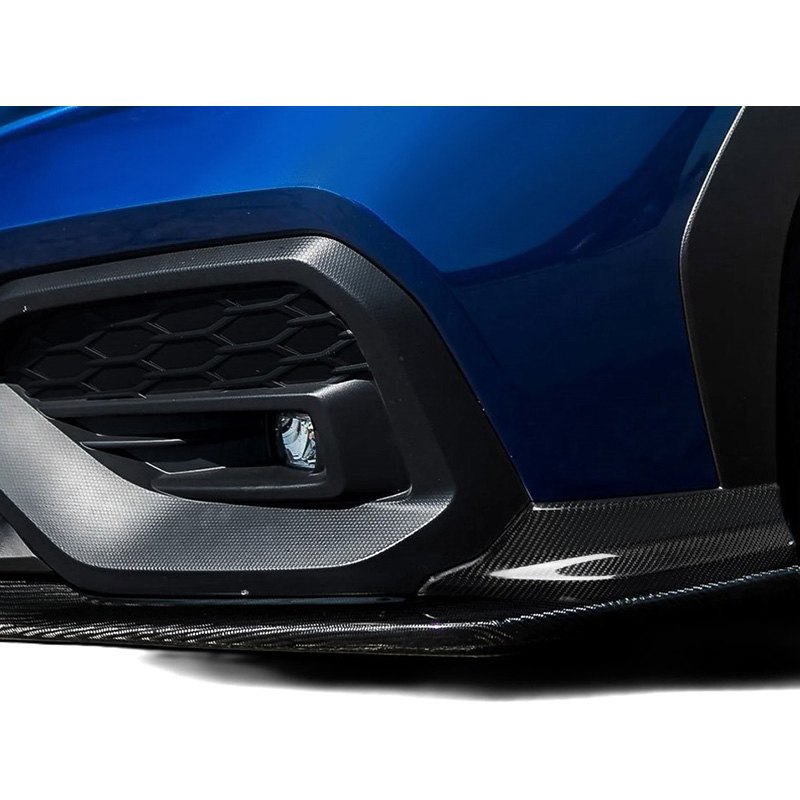 Carbon Creations® 119027 - STI Style Carbon Fiber Front Bumper Spats