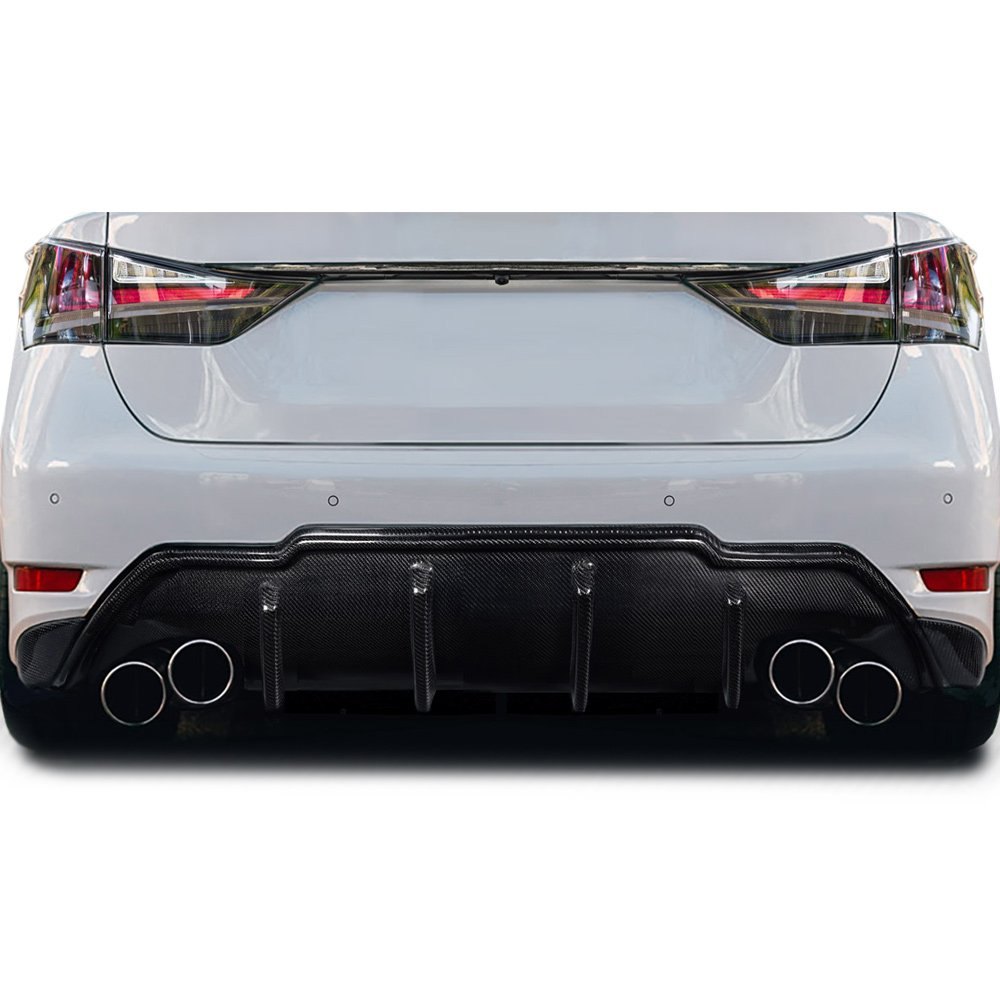 Carbon Creations® 119368 - Tarvo Style Carbon Fiber Rear Diffuser
