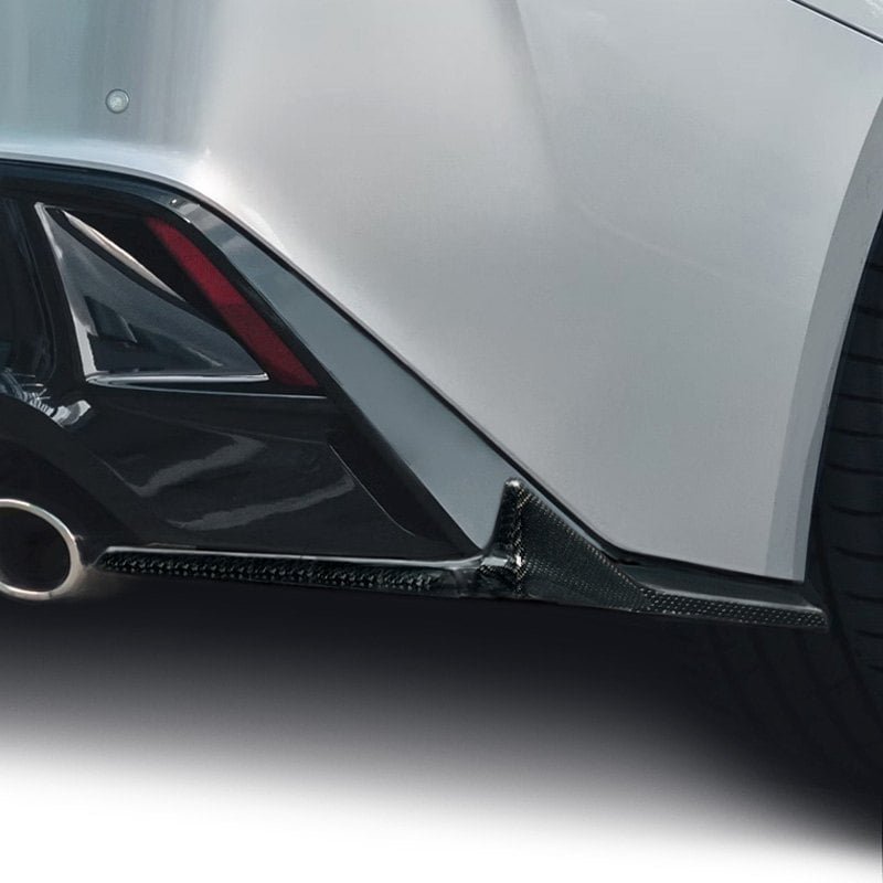 Carbon Creations® 119909 - Geisha Style Carbon Fiber Rear Bumper Lip ...