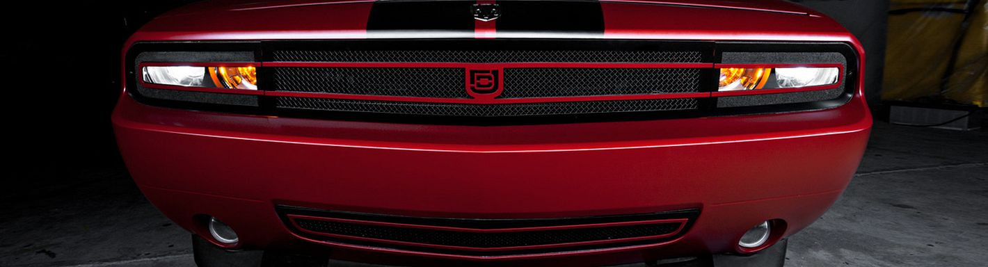 Dodge Challenger Custom Grilles - Billet, Mesh, CNC, LED, Chrome, Black
