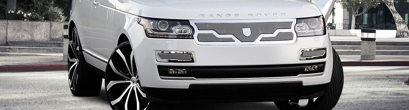 2013 Land Rover Range Rover Custom Grilles - Billet, Mesh, LED, Chrome ...