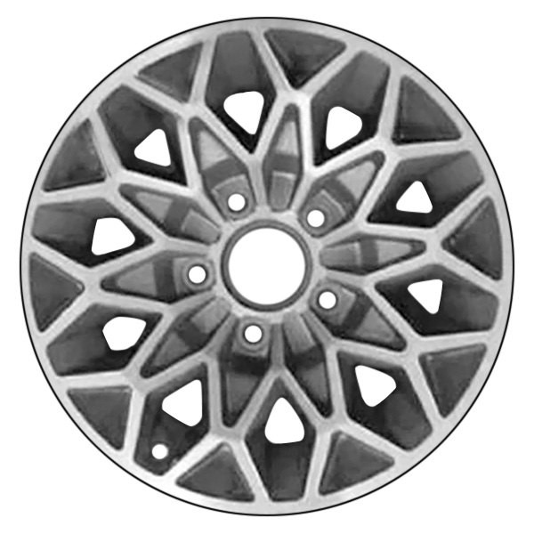 CCI® ALYGV023U10 - 10 Spider-Spoke Silver with Machined Accents 15x7 ...