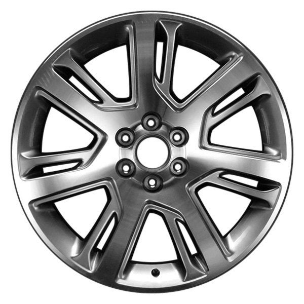 CCI® ALYGQ062U10N - 7 Double I-Spoke Silver with Machined Face 22x9 ...