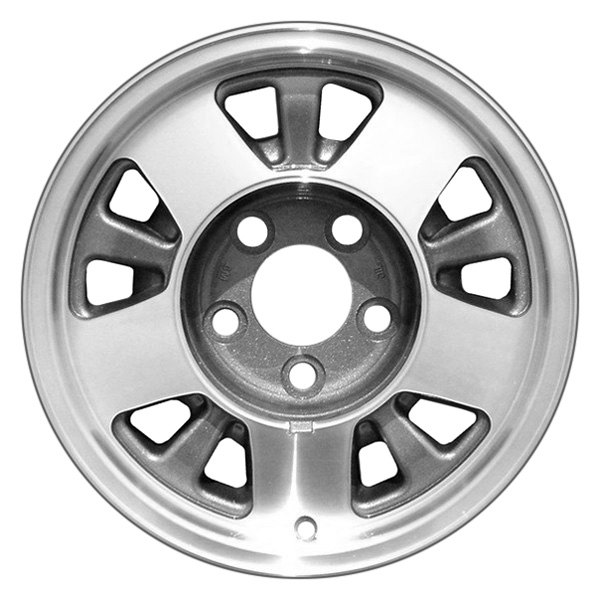 CCI® ALYGF014U10 - 10-Slot Charcoal 15x7 Alloy Factory Wheel ...