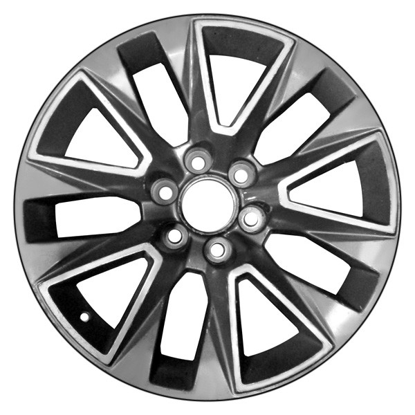 CCI® ALYGT076U30 - Double 5-Spoke Machined and Dark Charcoal Metallic ...