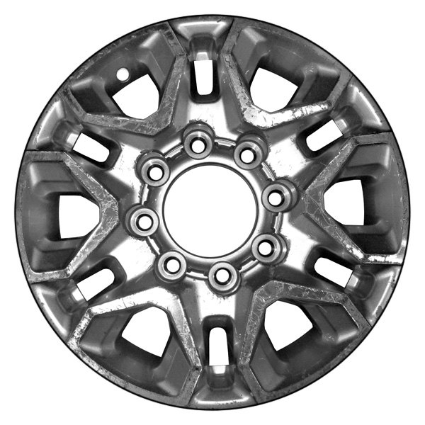 CCI® ALYGU040U10 - 12-Spoke Machined and Silver 18x8 Alloy Factory ...