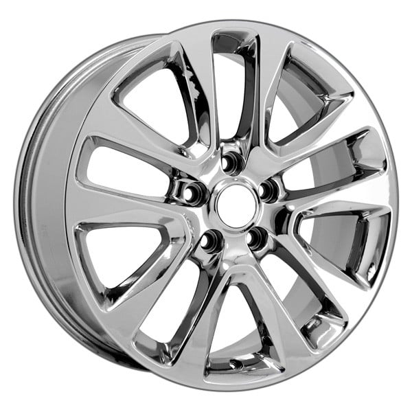 CCI® ALYJF060U90 - 5 V-Spoke Polished and Dark Charcoal 20x8 Alloy ...