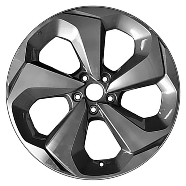 CCI® ALYHT040U30 - 5 Turbine-Spoke Machined and Gray 19x8.5 Alloy ...