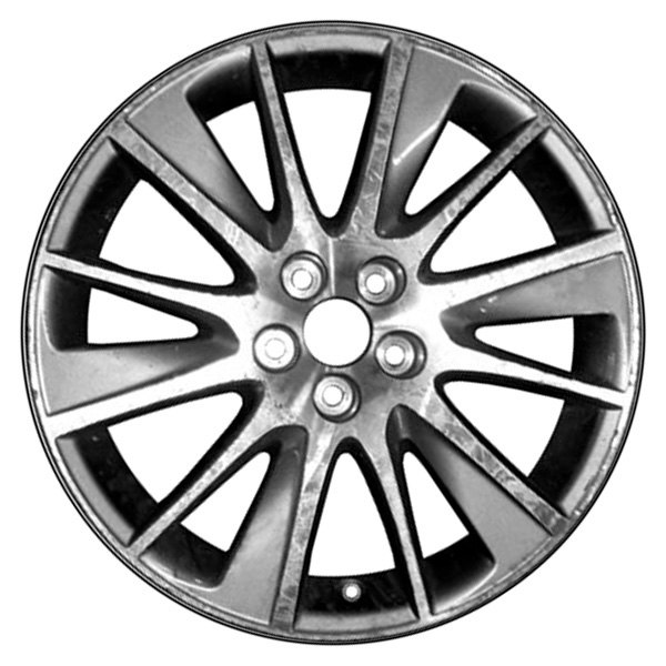 CCI® ALYTV041U45 - 12 Turbine-Spoke Black with Machined Face 19x7.5 ...