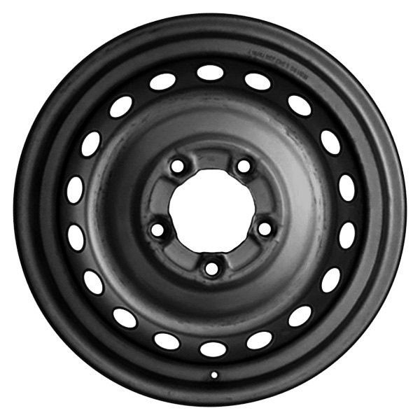 CCI® STLTU036U45 - 18-Hole Black 18x8 Steel Factory Wheel - Remanufactured