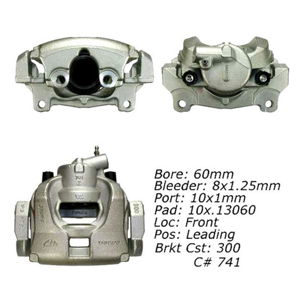 Centric® 141.39059 - Remanufactured Semi-Loaded Front Passenger Side ...