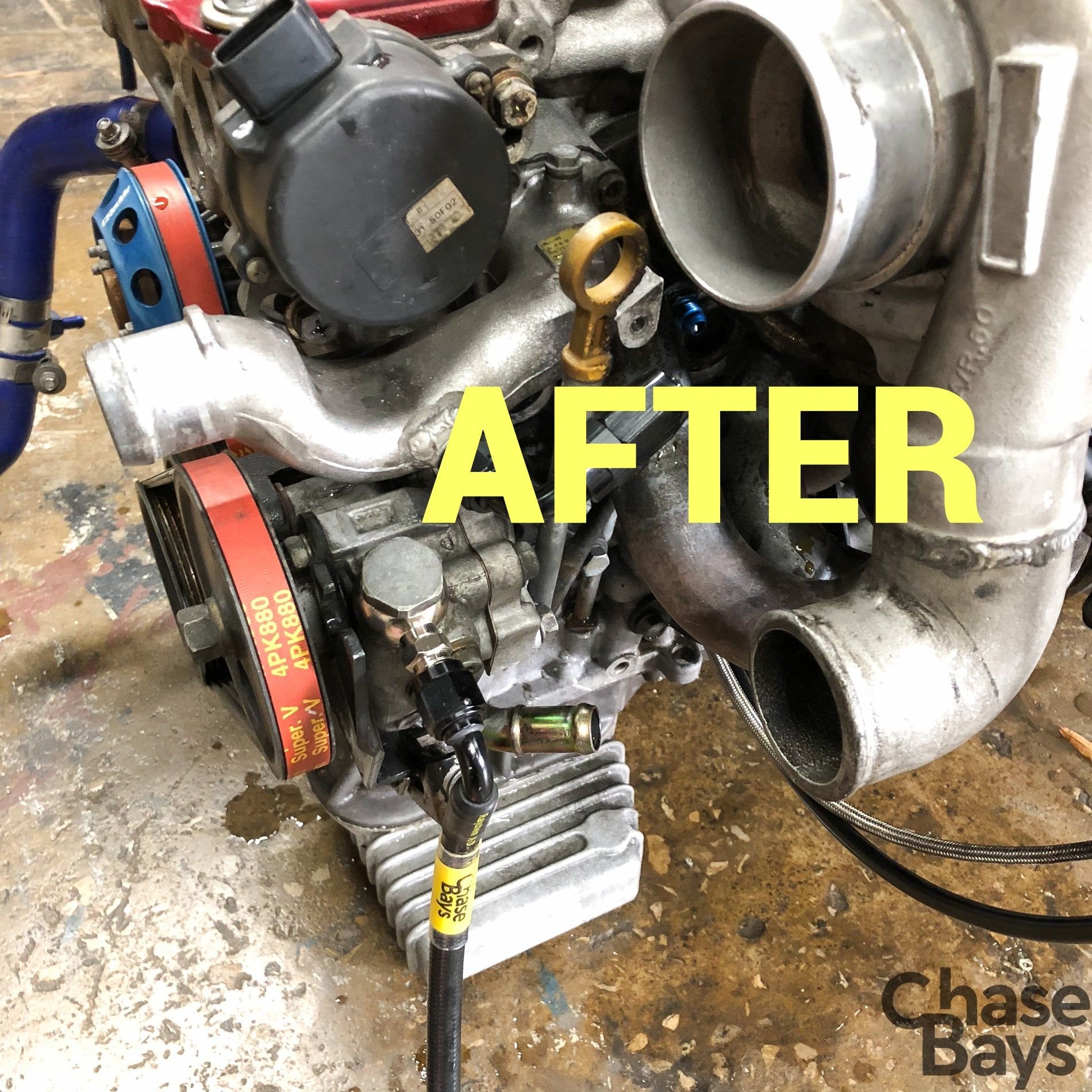 Chase Bays® CB-M18BANJO - 6AN to 18mm Banjo Hole Adapter