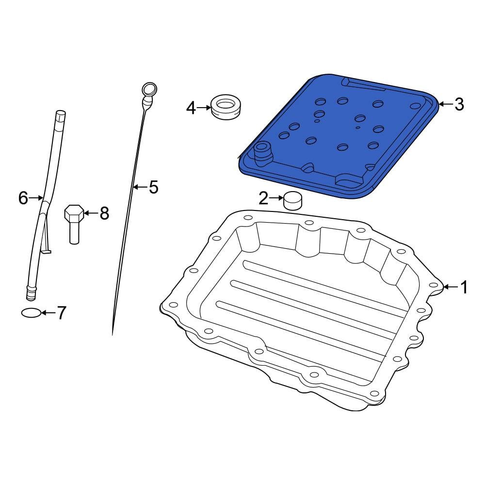 Chrysler OE 4864505AB - Transmission Oil Filter