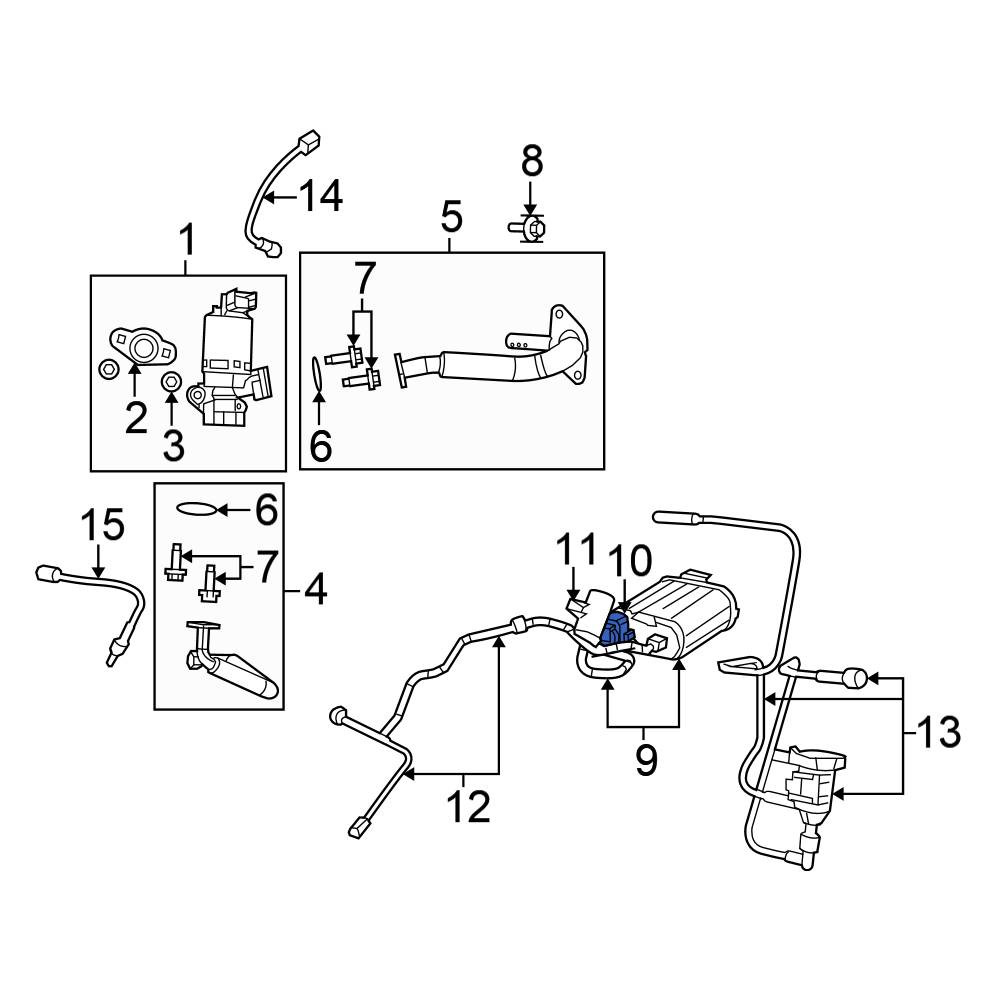 Chrysler OE 4861962AD - Evaporative Emissions System Leak Detection Pump