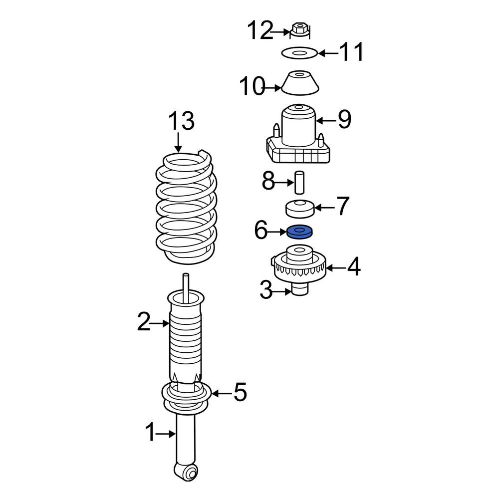 Chrysler OE 5085534AA - Suspension Shock Absorber Mount Washer