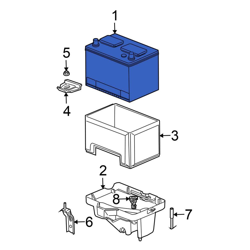 Chrysler OE BB34F101AA - Vehicle Battery