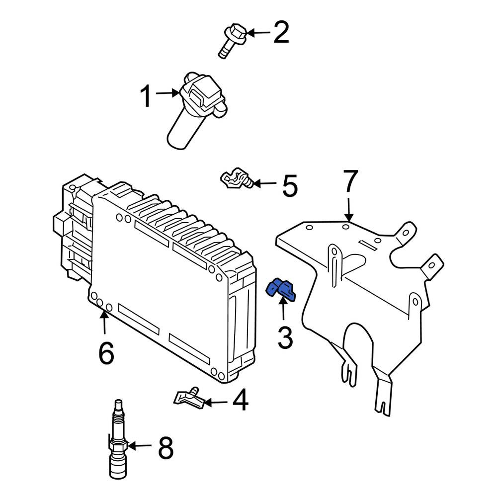 Chrysler OE 5029811AD - Engine Crankshaft Position Sensor