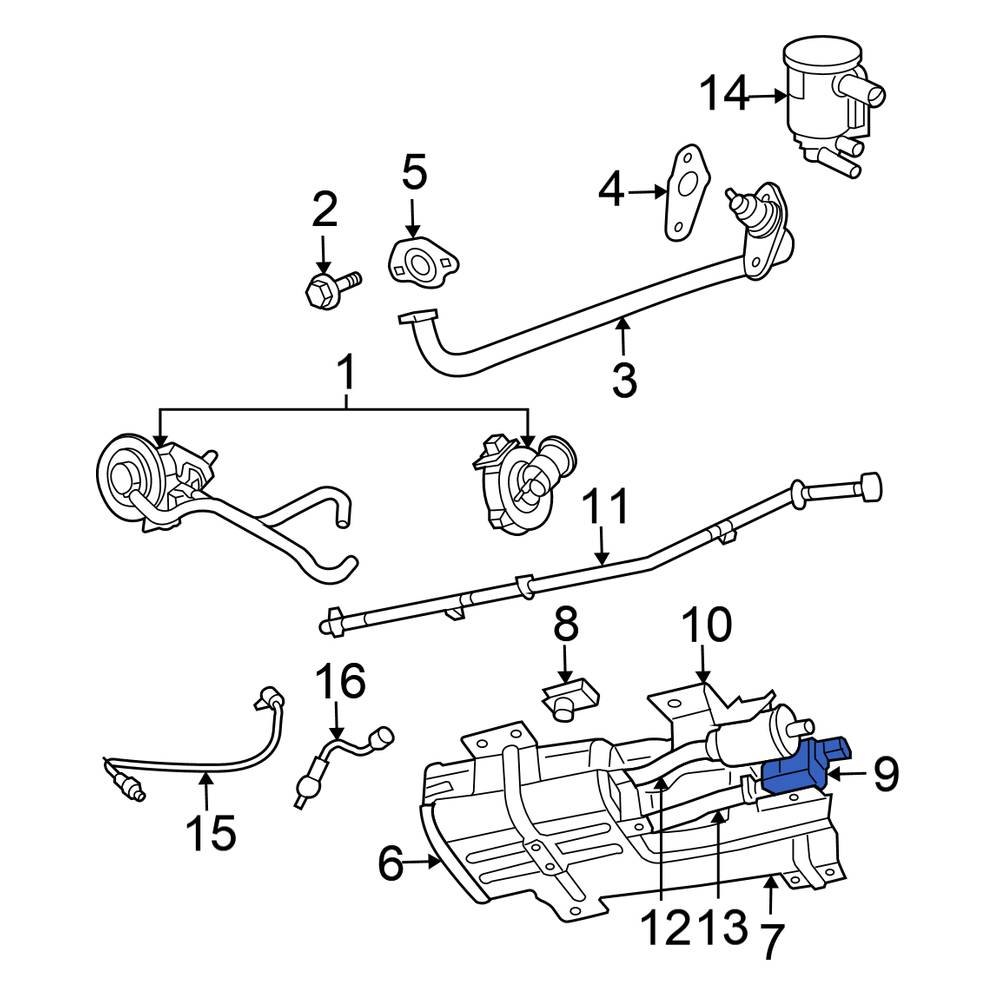 Chrysler OE 4861962AD - Evaporative Emissions System Leak Detection Pump