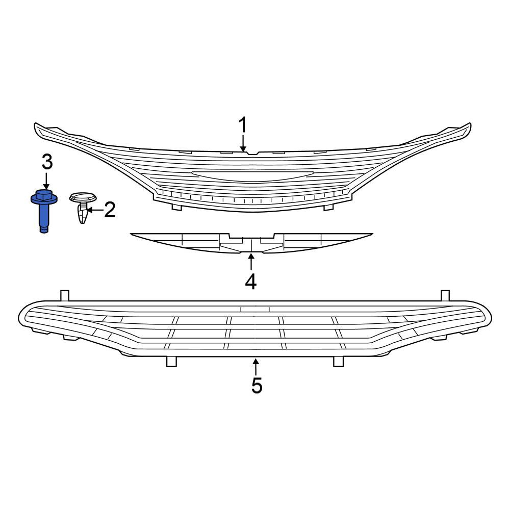 Chrysler OE 6511242AA - Fog Light Screw
