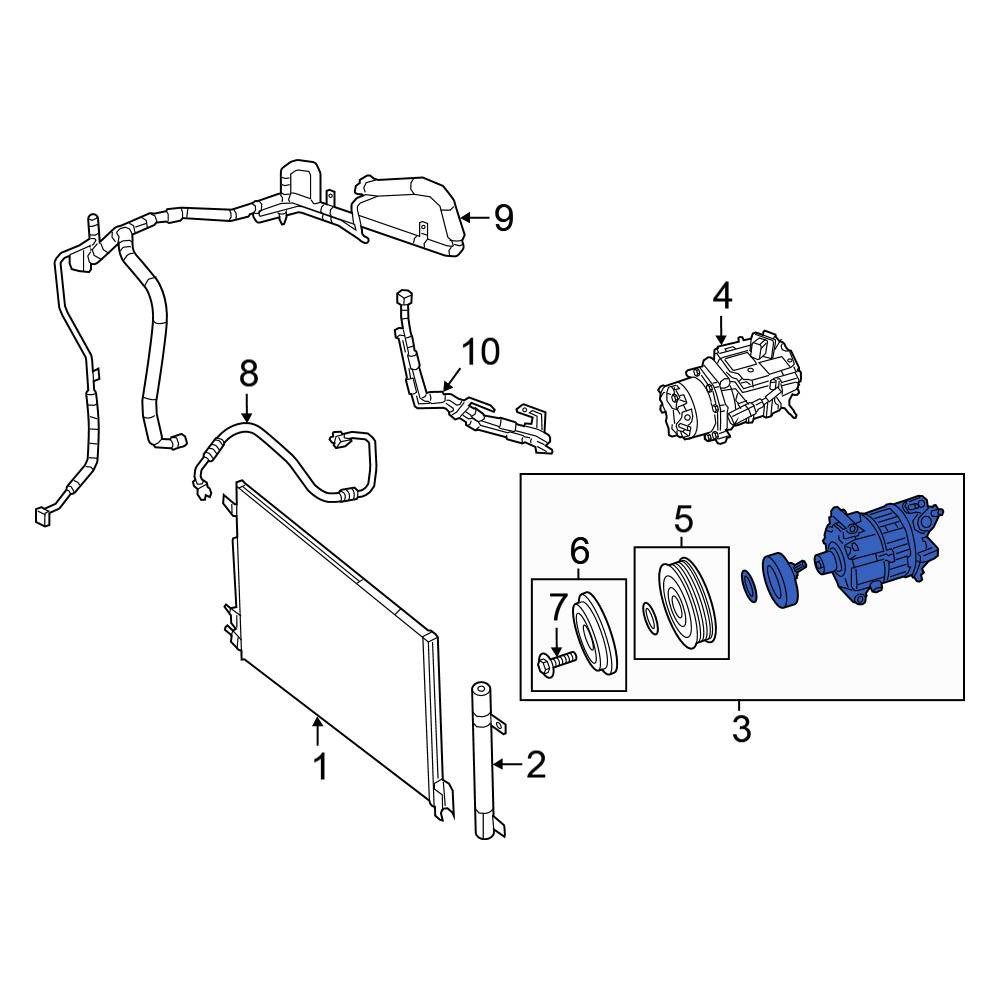 Chrysler OE 68225206AF - A/C Compressor