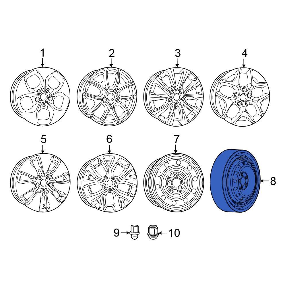 Chrysler OE 4726720AC - Spare Tire