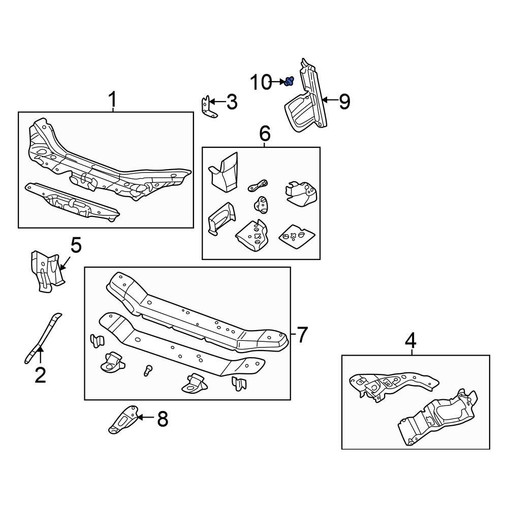 Chrysler OE 6506132AA - Fender Liner Retainer