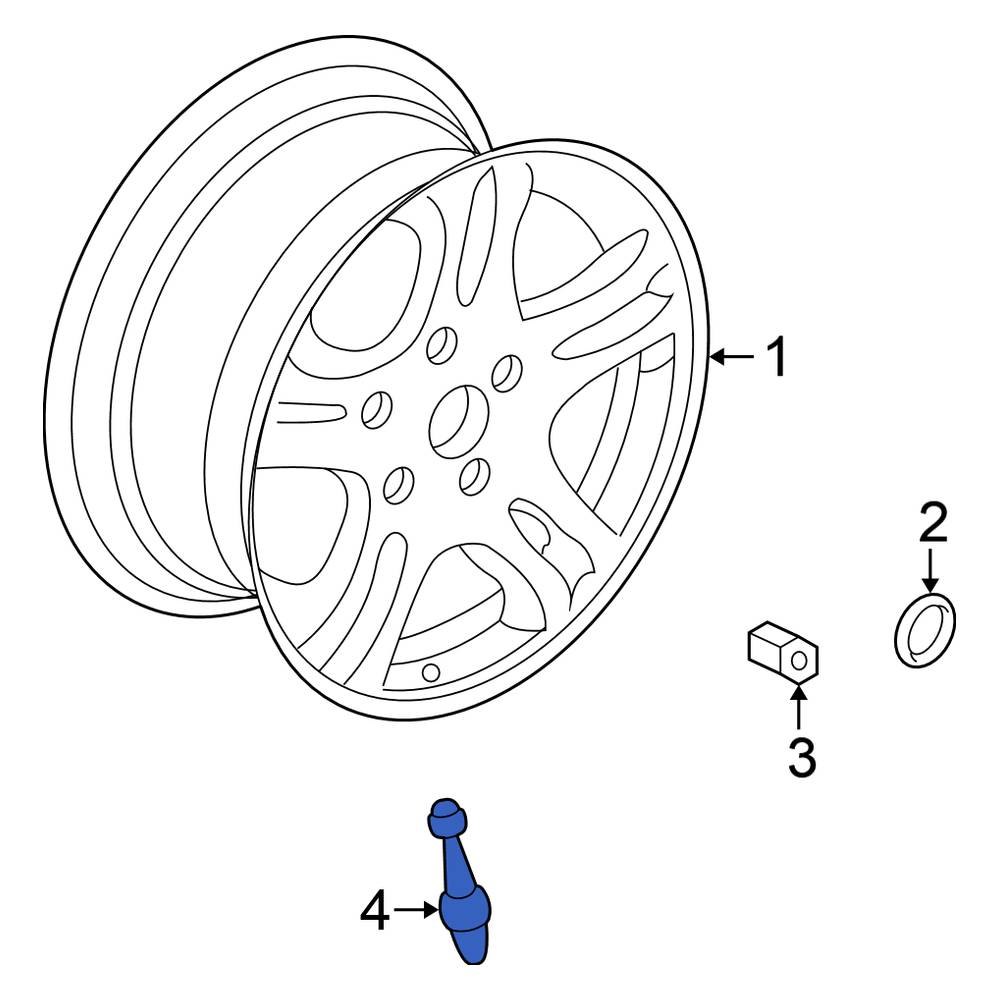 Chrysler OE 2073355 - Tire Valve Stem