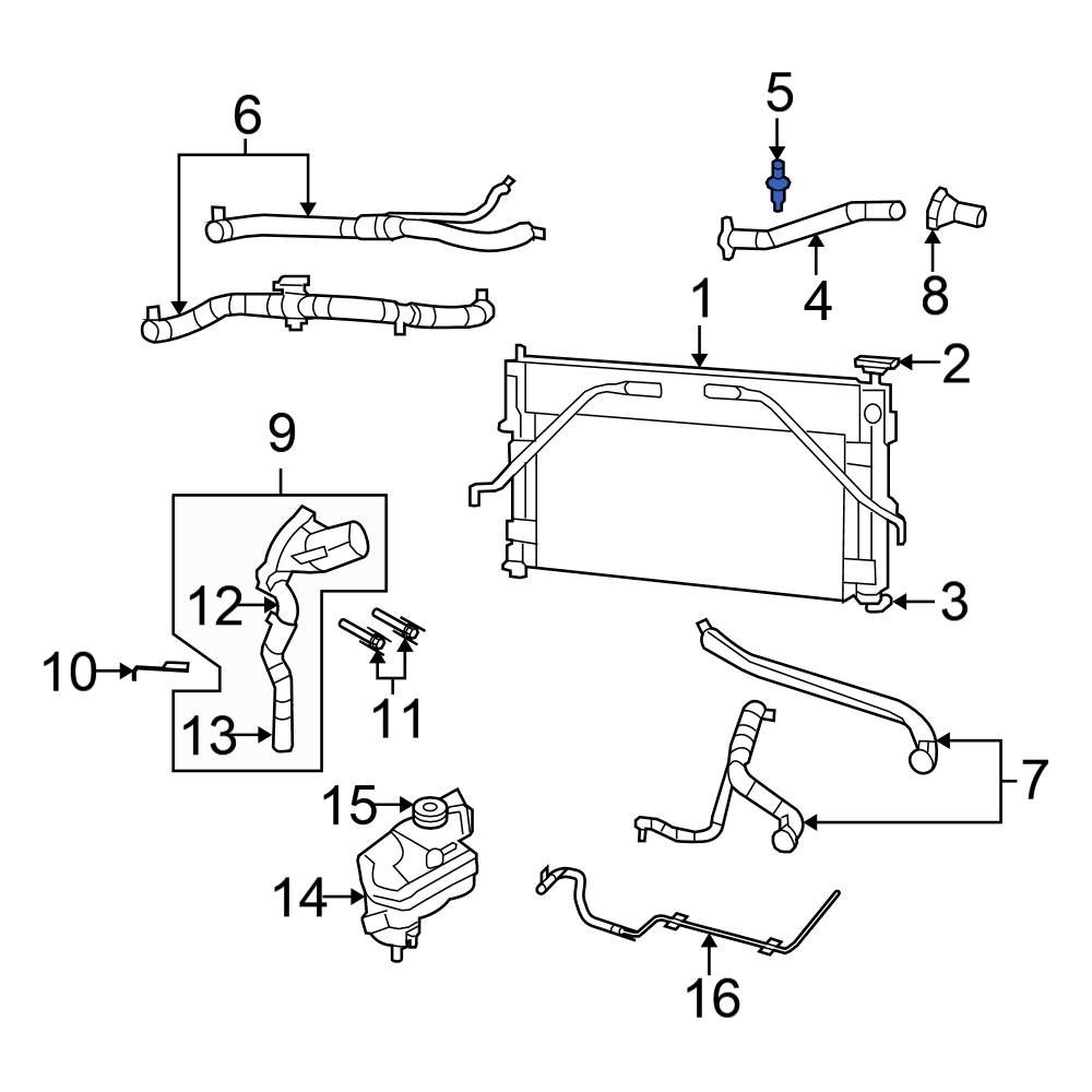 Chrysler OE 5033313AA - Engine Coolant Temperature Sensor