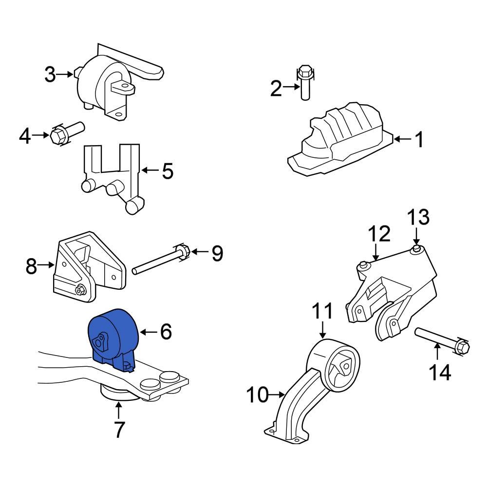 Chrysler OE 5085078AD - Engine Mount