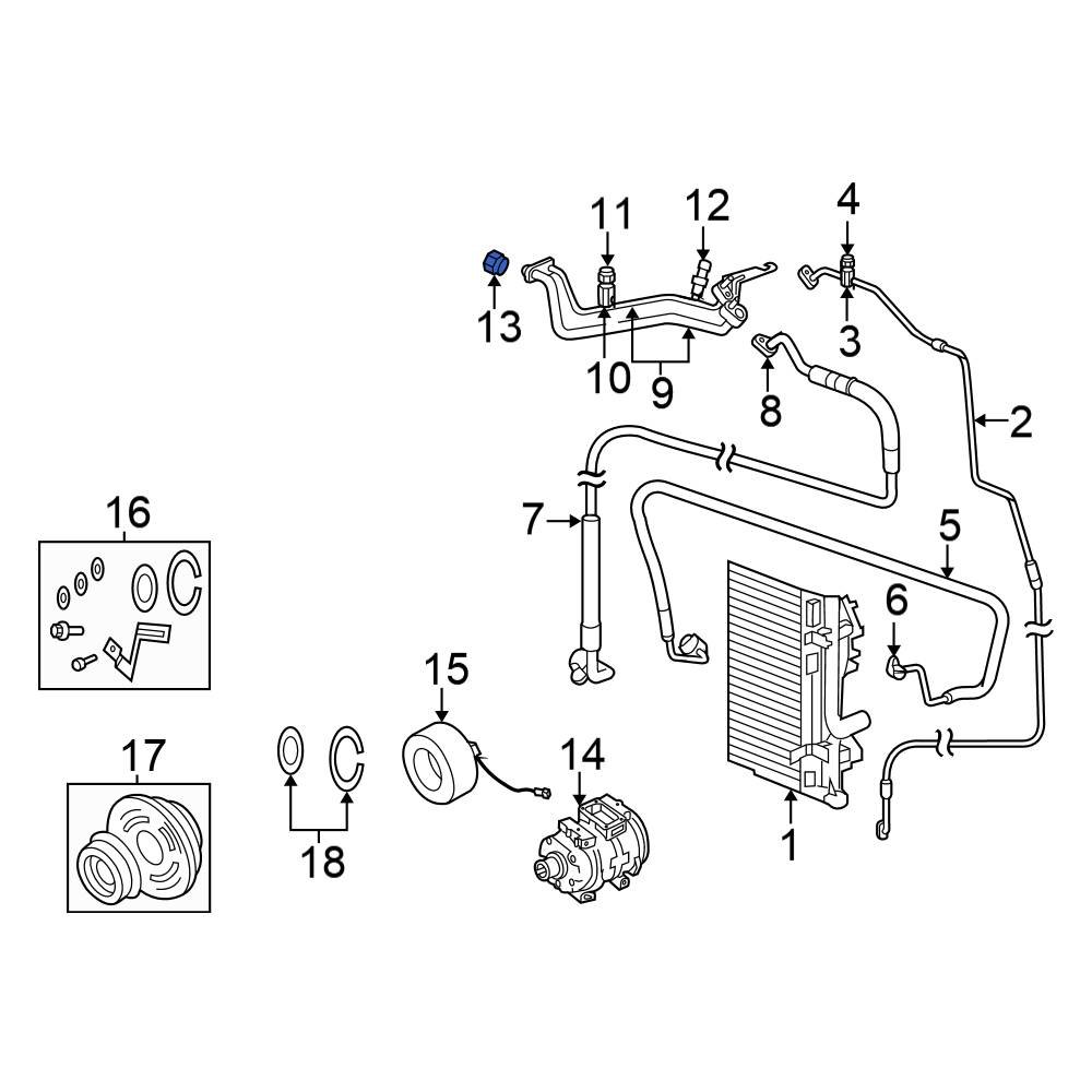 Chrysler OE 5139687AA - A/C Expansion Valve