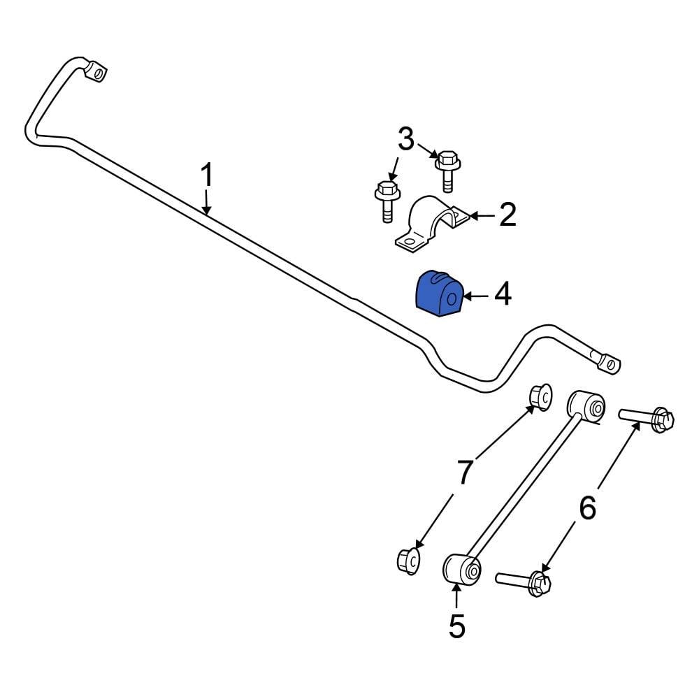 Chrysler OE 4782684AB - Front Suspension Stabilizer Bar Bushing