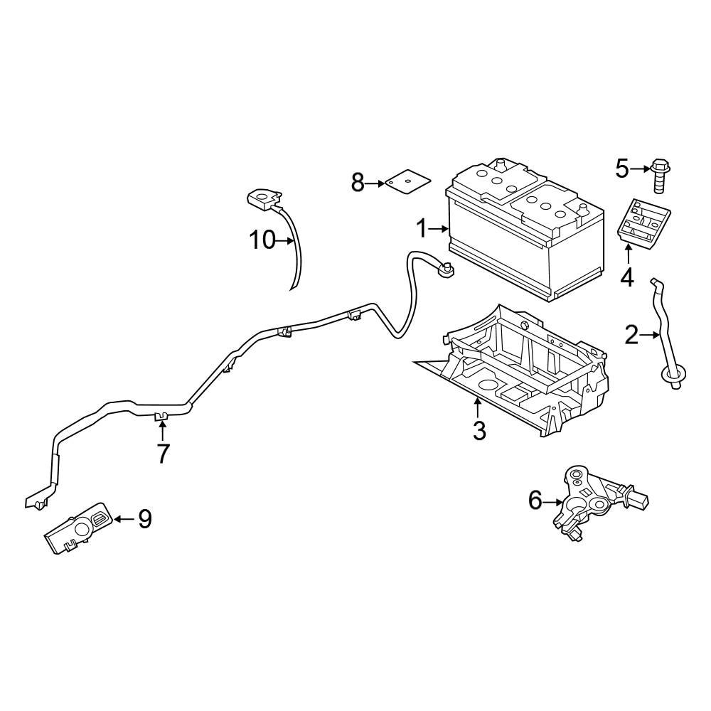 Chrysler OE BBH7F001AA - Vehicle Battery