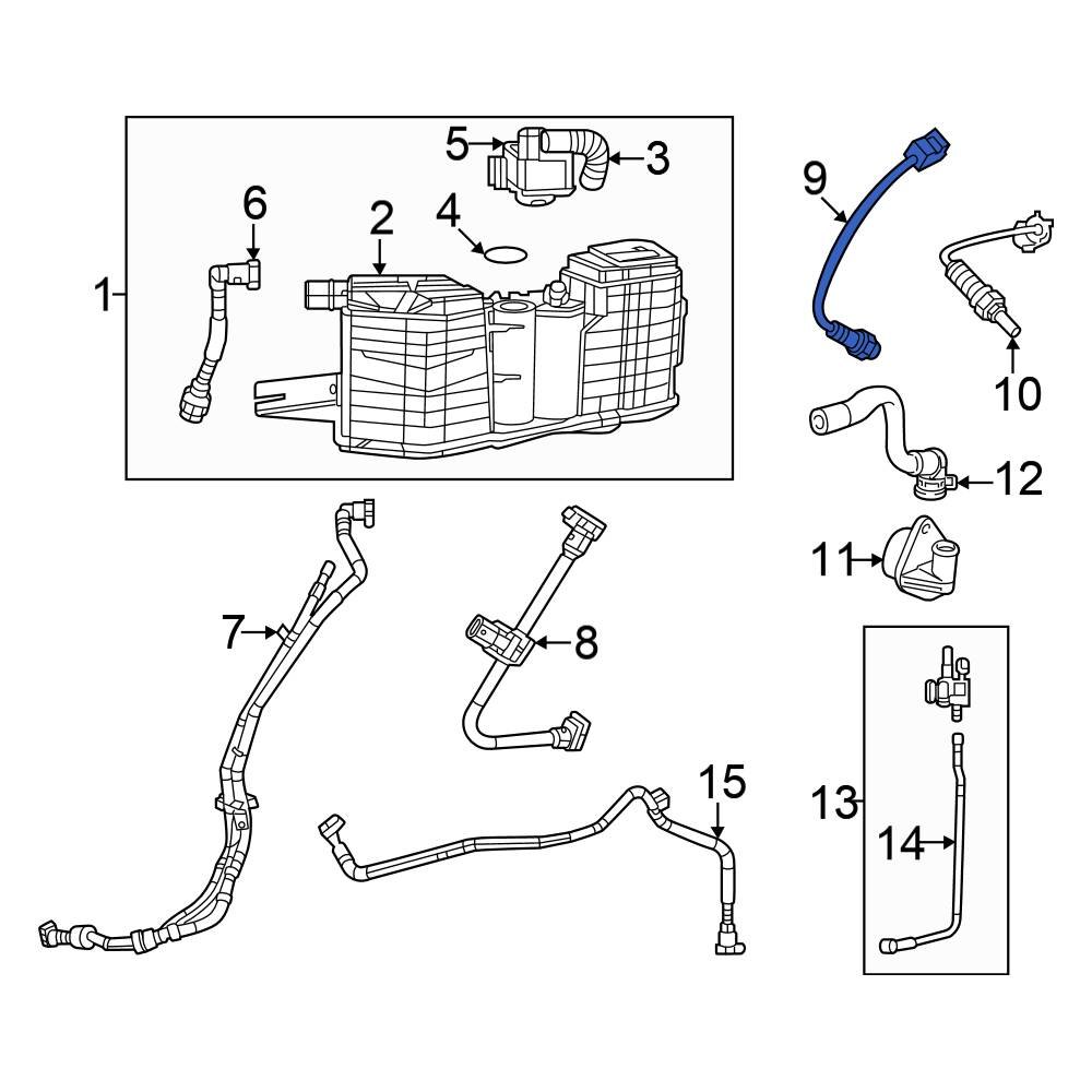 Chrysler OE 68224424AA - Front Oxygen Sensor