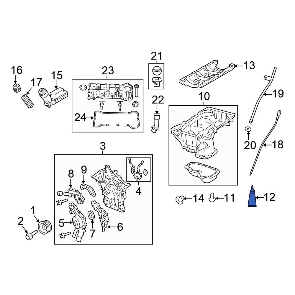 Chrysler OE 68082860AB - Engine Sealant