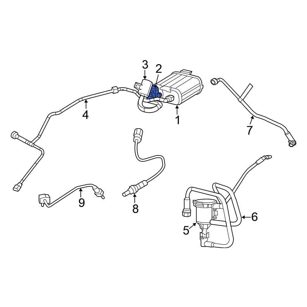 Chrysler OE 4861962AD - Evaporative Emissions System Leak Detection Pump