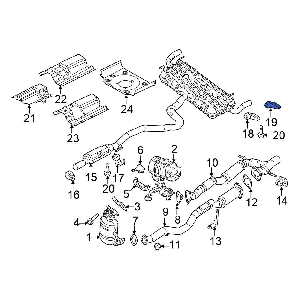 Chrysler OE 68185869AB - Exhaust System Hanger