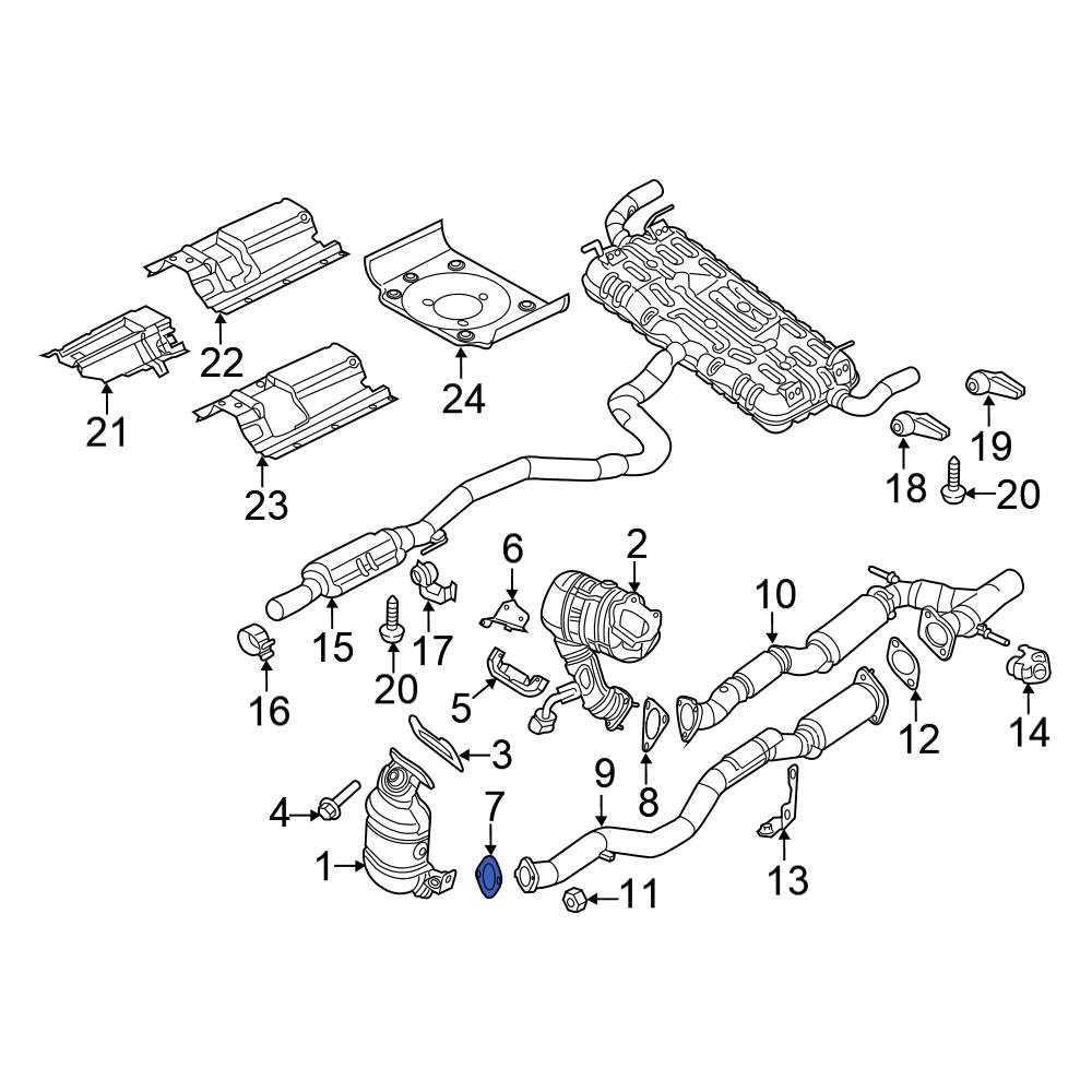 Chrysler OE 4880235AC - Front Exhaust Crossover Gasket
